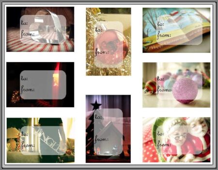 Photo Gift Tags: DIY or Download ⋆ Polka Dot Cottage