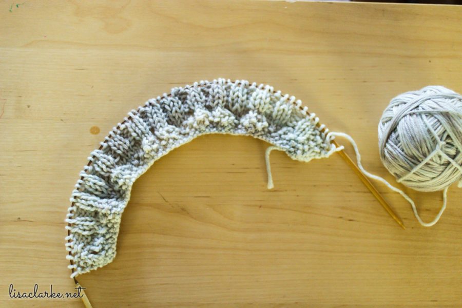 Knitting a shoulder button placket ⋆ Polka Dot Cottage