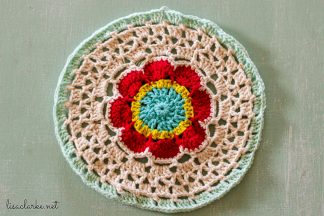 Mod Floral Mandalas: Free Pattern Excerpt and Giveaway! ⋆ Polka Dot Cottage