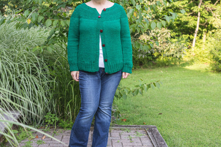 Fireside Cardigan Knitting Pattern ⋆ Polka Dot Cottage