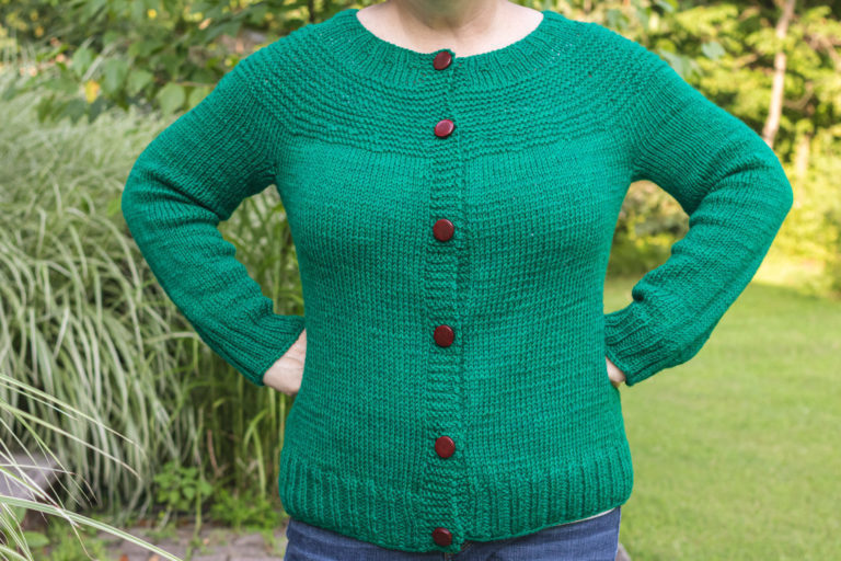 Fireside Cardigan Knitting Pattern ⋆ Polka Dot Cottage