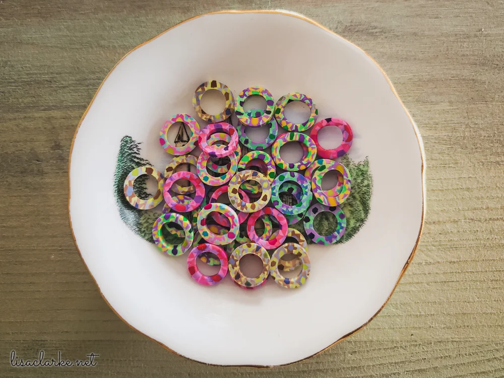 Easy DIY Stitch Markers with Polymer Clay ⋆ Polka Dot Cottage